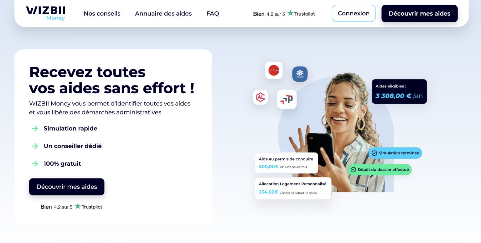 Wizbii Money : avis complet sur la plateforme pour trouver des aides ...